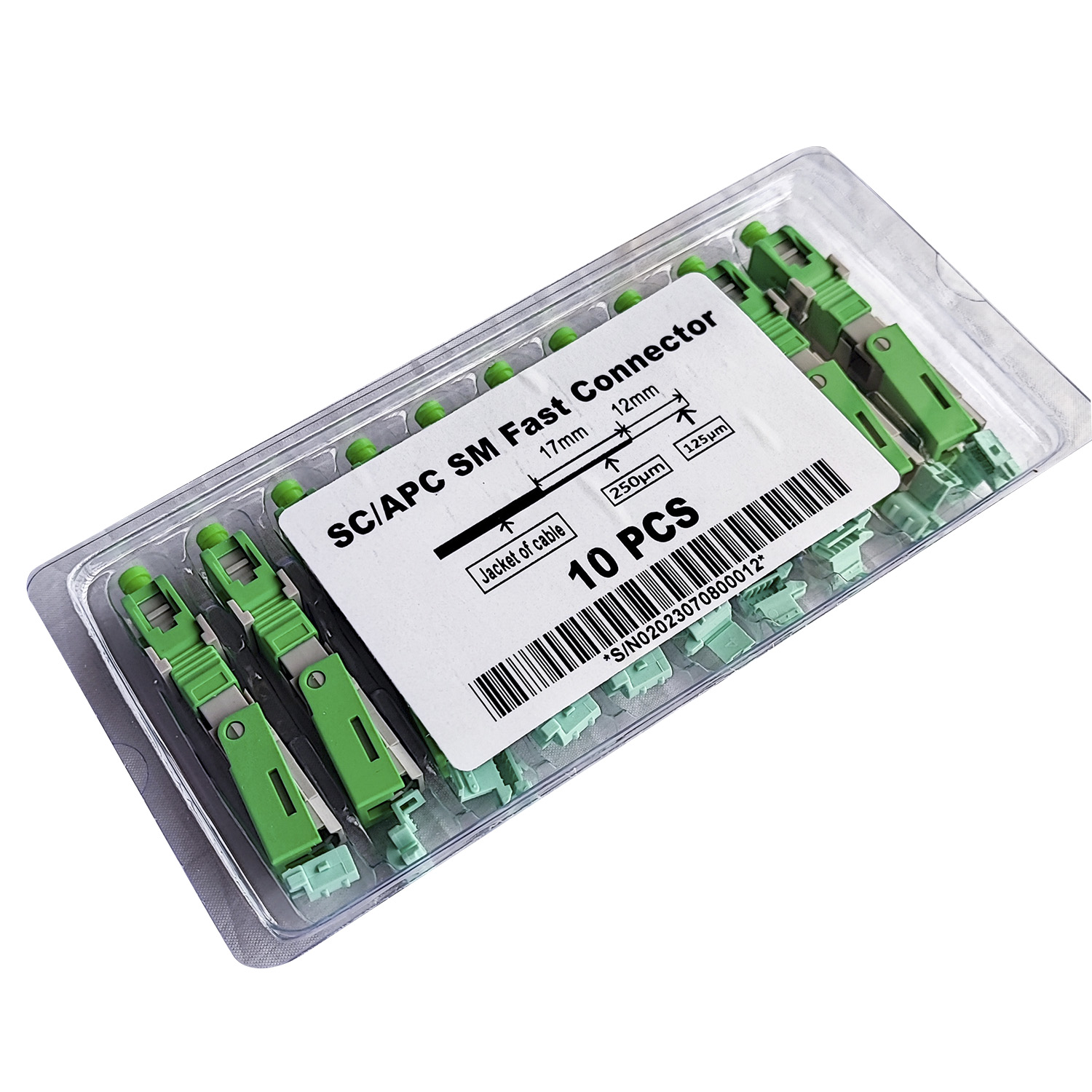 Conector Fiberco SC APC 10 und – FIBERCO